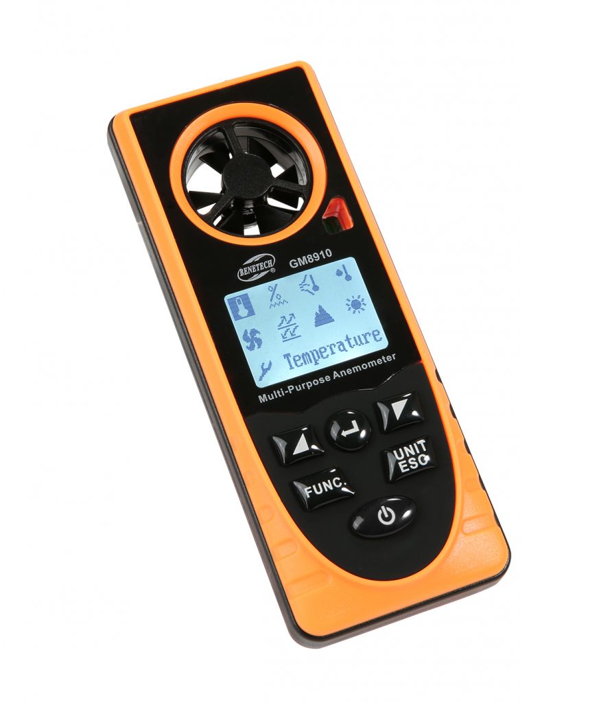 GM8910 – MULTI-PURPOSE HANDHELD ANEMOMETER | Consystec Products