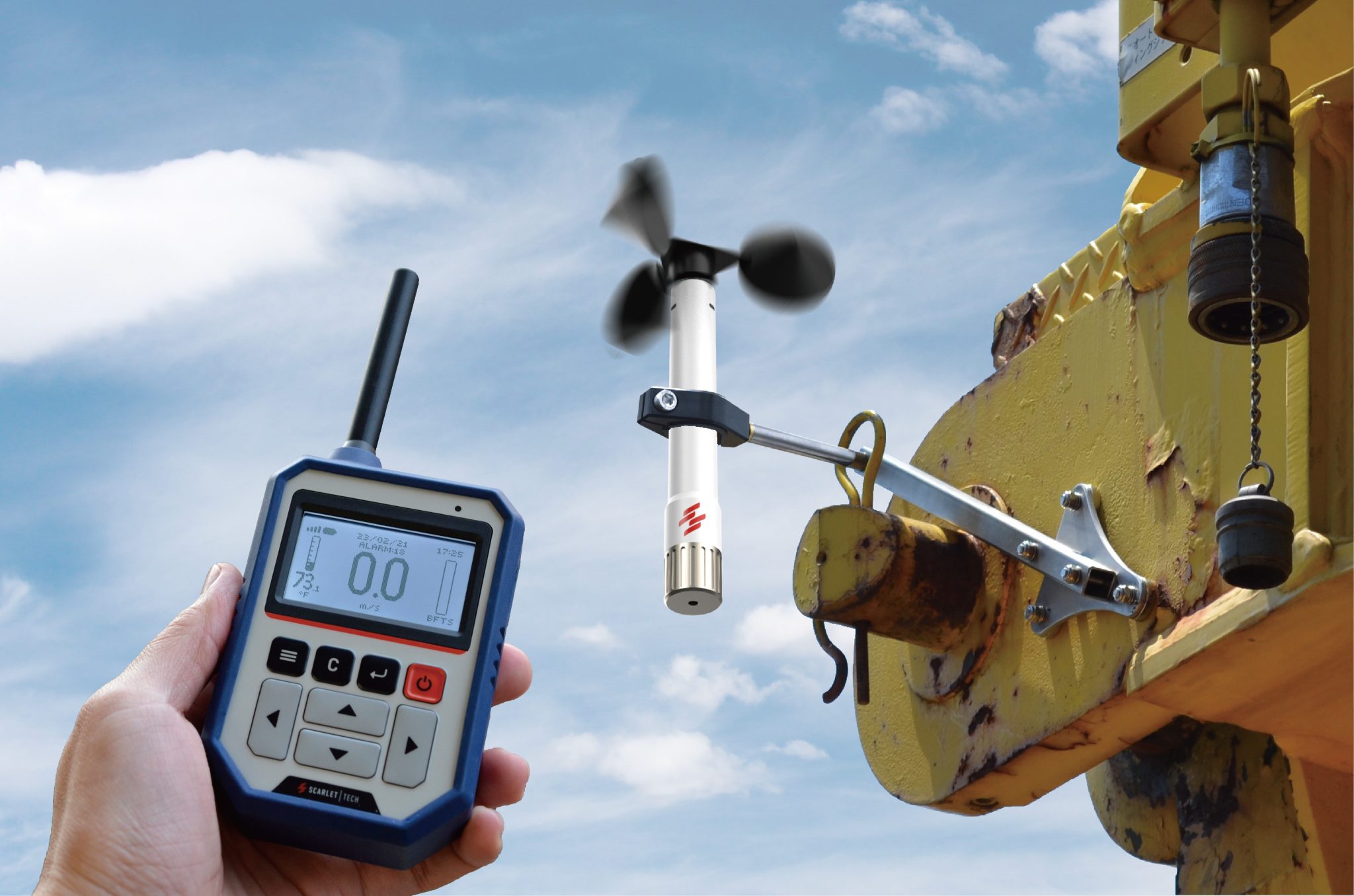 WR3- PLUS – WIRELESS ANEMOMETER WITH DATA LOGGING | Consystec Products